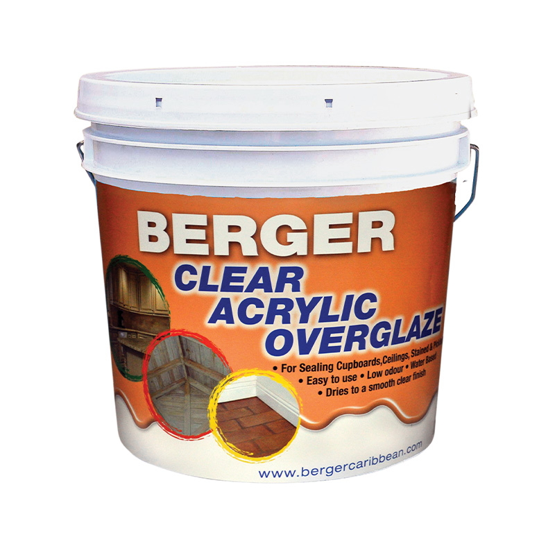 Berger Acrylic Overglaze - The Colour Shop Barbados